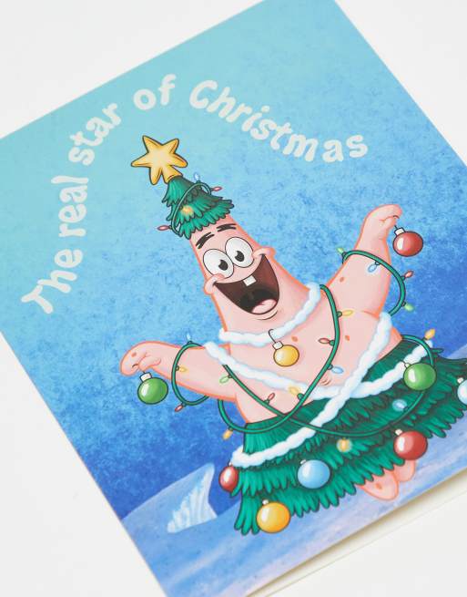 Typo x Spongebob Squarepants Christmas card | ASOS