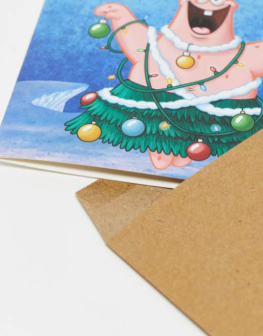Typo x Spongebob Squarepants Christmas card | ASOS