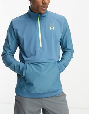 Under Armour Run Anywhere pullover in blue | ASOS