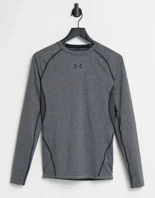 Under Armour Training HeatGear base layer long sleeve top in grey | ASOS