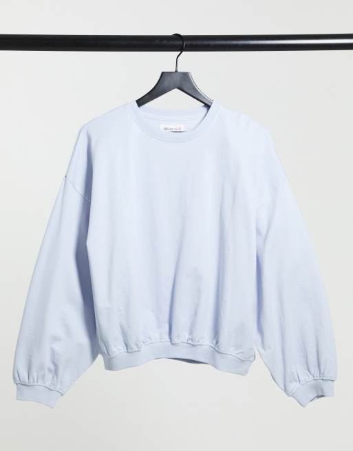 Urban Bliss - Blå sweatshirt med ballonærmer | ASOS