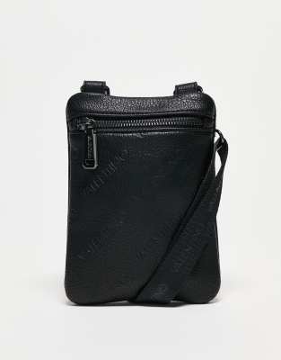 Valentino Bags Drop cross body bag with embossed logo in black | ASOS