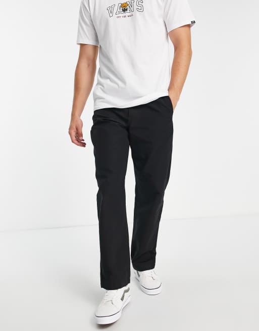 Vans - Authentic - Pantalon chino fuselé - Noir | ASOS