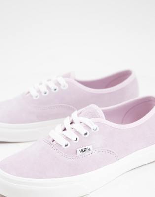 Vans Authentic suede trainers in pink | ASOS