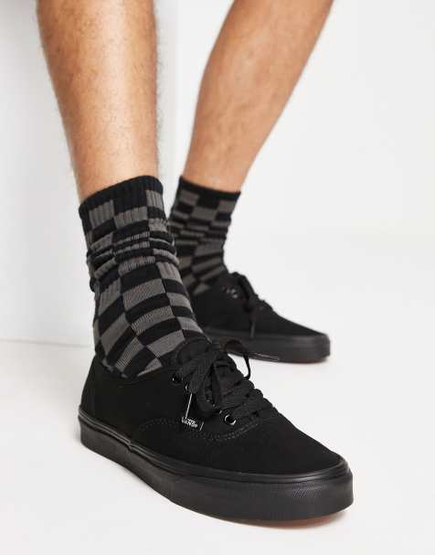 Vans Authentic Black On Feet