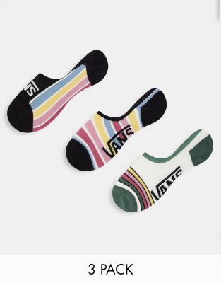 Vans Classic Canoodle Stripe 3 Pack Socks In Multi | ModeSens
