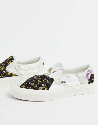 Vans Classic Slip-on Brocade Sneakers In Multi Patchwork | ModeSens