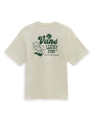 Vans Diced loose short sleeve t-shirt in marshmallow | ASOS