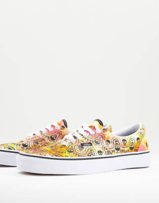 Vans – Era – Sneaker mit Batikmuster in Orange | ASOS
