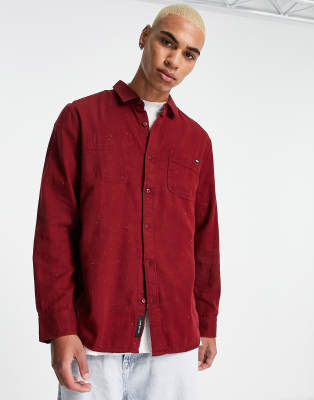 Vans Jacobson shirt in red | ASOS