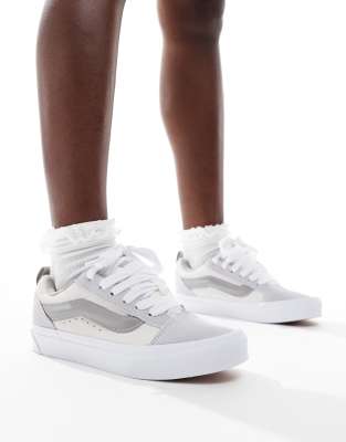 Vans Knu Skool chunky sneakers in light grey multi | ASOS