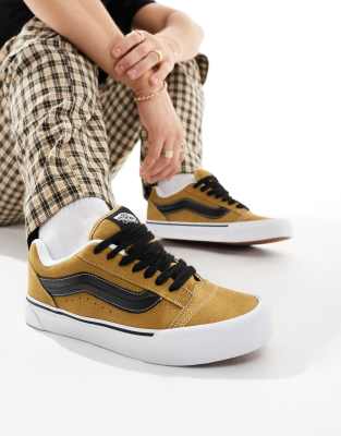 Vans Knu Skool sneakers in brown suede | ASOS