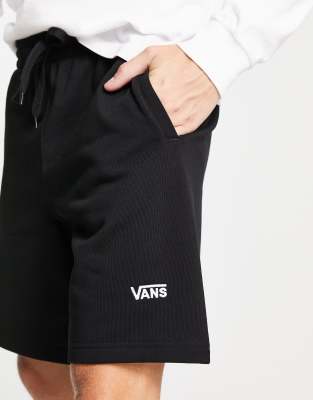 Vans Logo fleece shorts in black | ASOS