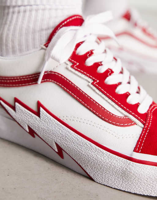 Vans Red And White