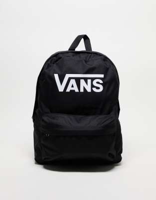 Vans old skool print backpack in black | ASOS