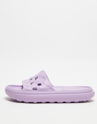 Vans Slide On VR3 cush sliders in light purple | ASOS