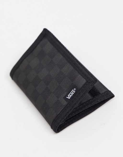 Vans Slipped checkerboard wallet in black | ASOS