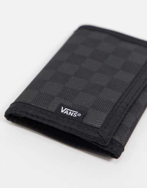 Vans Slipped checkerboard wallet in black | ASOS
