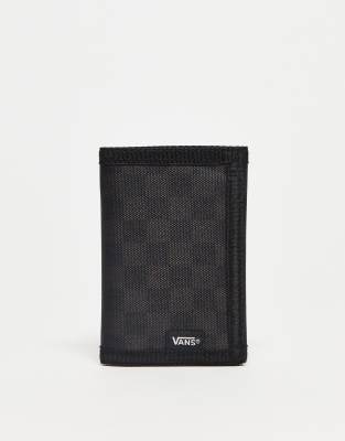 Vans slipped wallet in black checkerboard | ASOS
