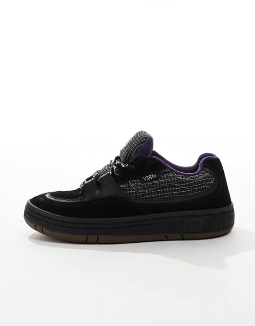 Vans speed chunky trainers in triple black | ASOS