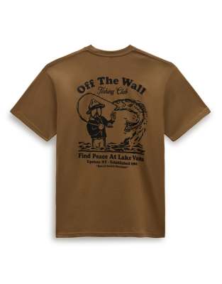 Vans Vans fishing club pocket short sleeve t-shirt in kangaroo | ASOS