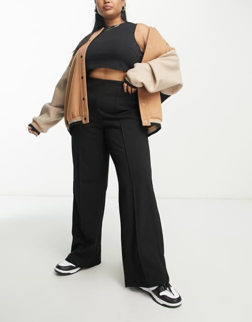 Vero Moda Curve - Pantalon large - Noir | ASOS