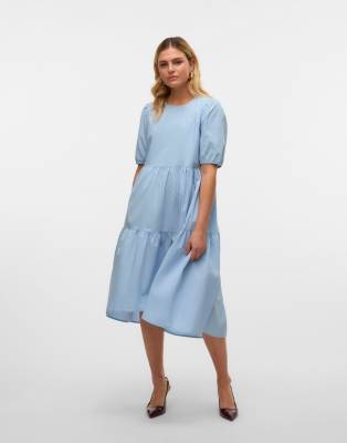 Vero Moda Dress in light blue | ASOS