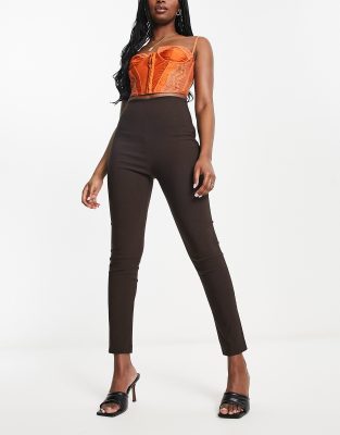 Vesper tailored trousers in chocolate | ASOS