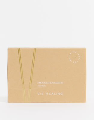 VIE HEALING Reflexology Compression 24k Gold Earseeds | ASOS