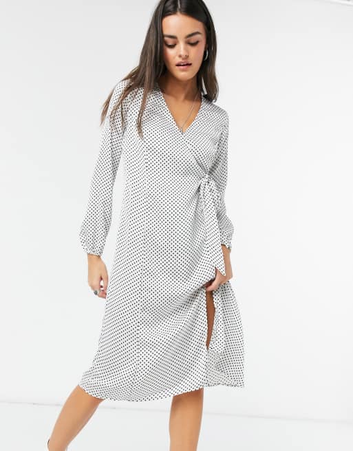 Mango Wrap Dress In Geo Print ASOS