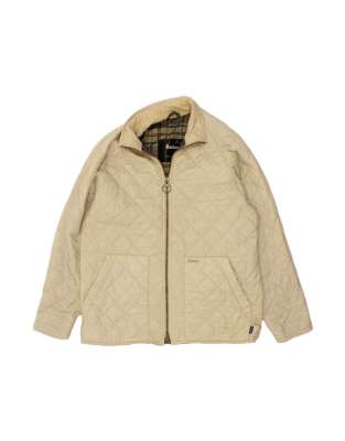 Vintage Barbour Quilted Jacket UK 42 XL In Beige | ASOS