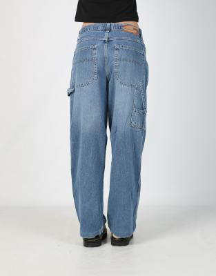 Vintage bluenotes 28x39 denim carpenter jeans in light blue | ASOS