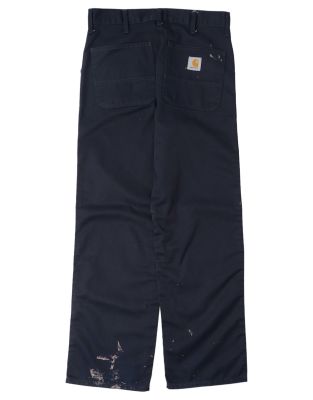 Vintage Carhartt Workwear W31 L32 trousers in navy | ASOS