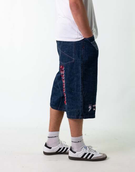 Vintage DADA 38" Denim Hip Hop Jorts Shorts Blue | ASOS