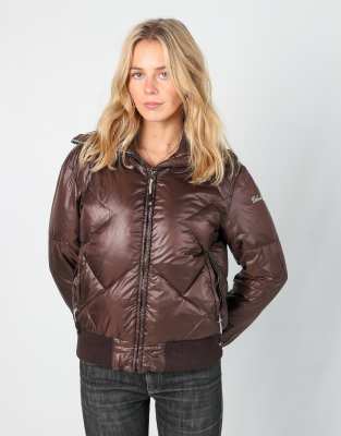Vintage Dolomite 1897 S puffer jacket in brown | ASOS