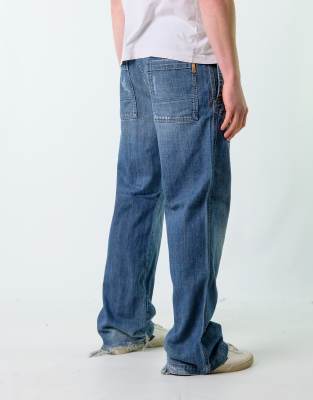 Vintage Gas 32x34 Denim Jeans Blue | ASOS