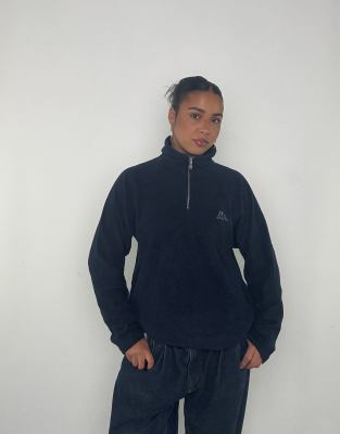 Vintage Kappa M Fleece Jacket Navy Blue | ASOS