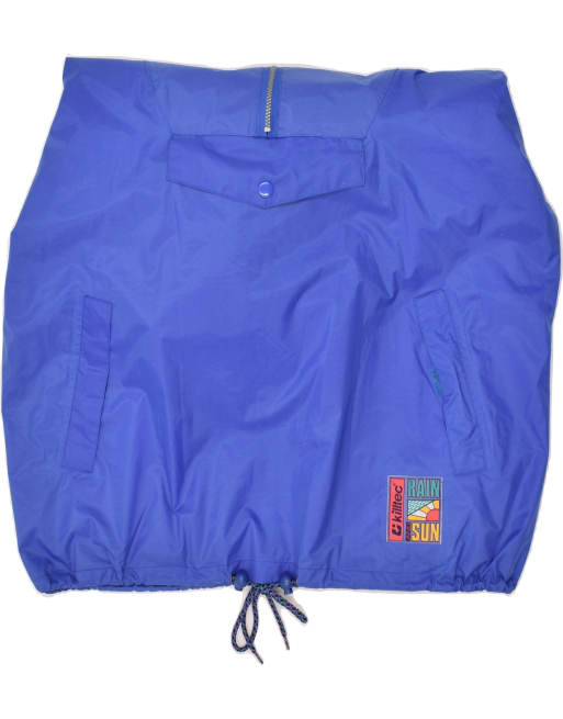 Vintage Killtec Size XL Pullover Hooded Rain Jacket in Blue | ASOS