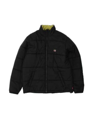 Vintage Levi's Padded Jacket UK 40 Large In Black | ASOS