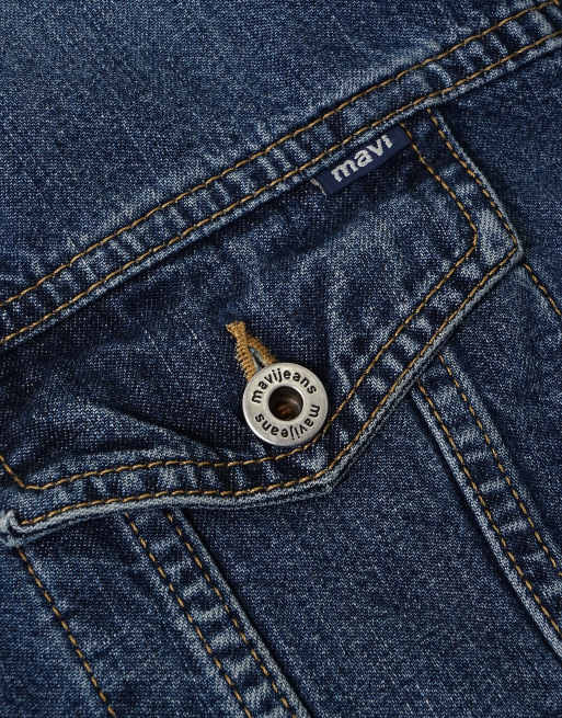Vintage Mavi size M denim jacket in blue | ASOS