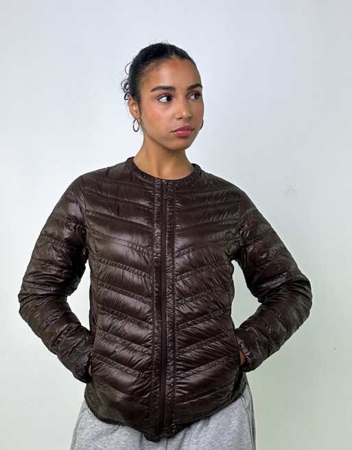 Vintage Montbell M Padded Jacket in Brown | ASOS
