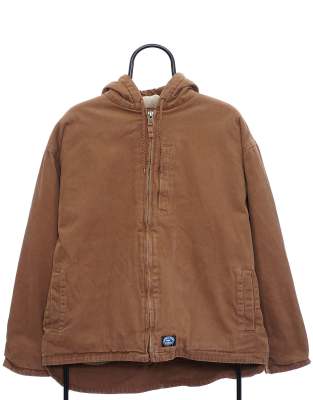 Vintage Polar King size XL workwear jacket in brown | ASOS