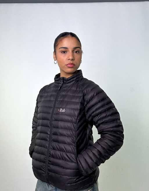 Vintage Rab L Padded Coat in Black | ASOS