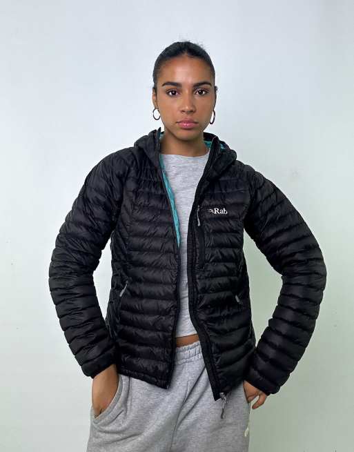 Vintage Rab L Padded Coat in Black | ASOS