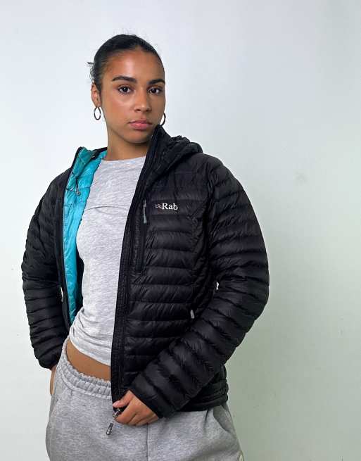 Vintage Rab L Padded Coat in Black | ASOS