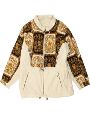 Vintage Size L Patchwork Rain Jacket in Beige | ASOS