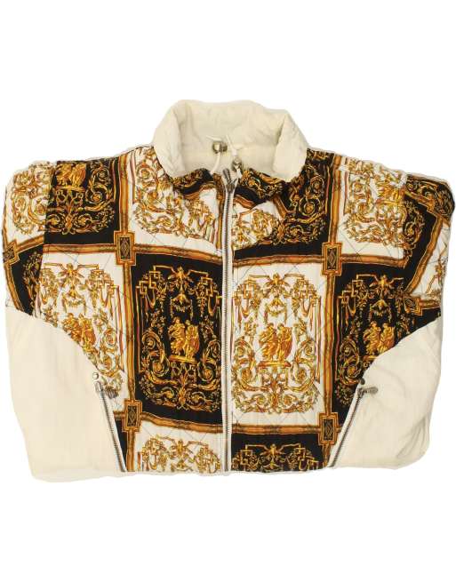 Vintage Size L Patchwork Rain Jacket in Beige | ASOS