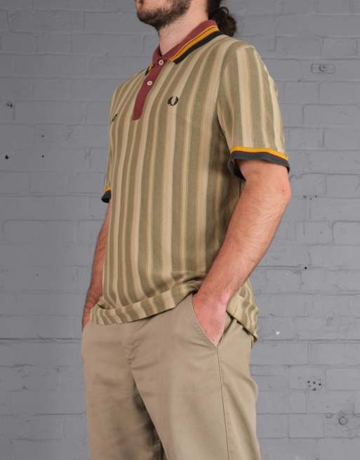 Vintage Size XL Fred Perry x Nicholas Daley Polo Shirt in Green | ASOS