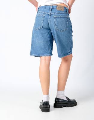 Vintage Wrangler 30x20 Denim Jorts Shorts Light Blue | ASOS