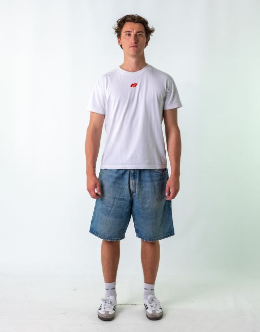 Vintage Wrangler 38" Denim Jorts Shorts Blue | ASOS